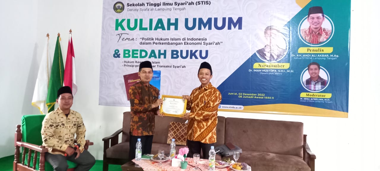 STISDA Lampung Tengah Gelar Kuliah Umum dan Bedah Buku - | NU Online ...