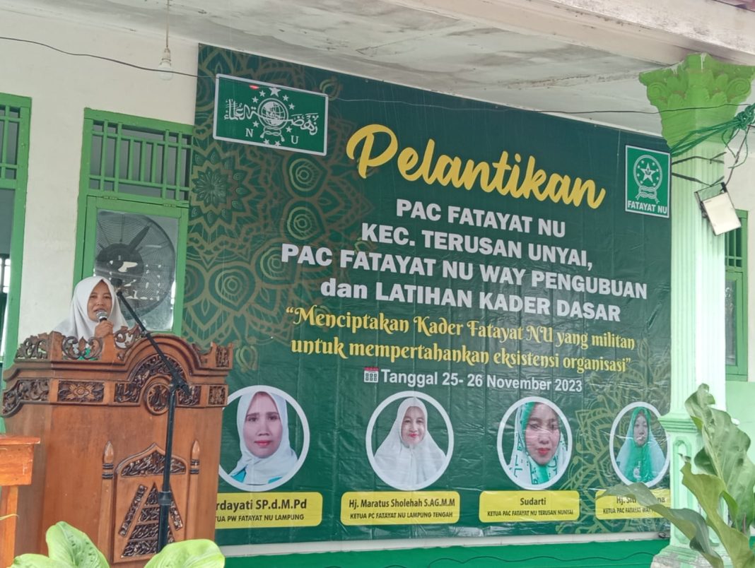 PAC Fatayat NU Terusan Nunyai dan PAC Fatayat NU Way Pengubuan Gelar ...